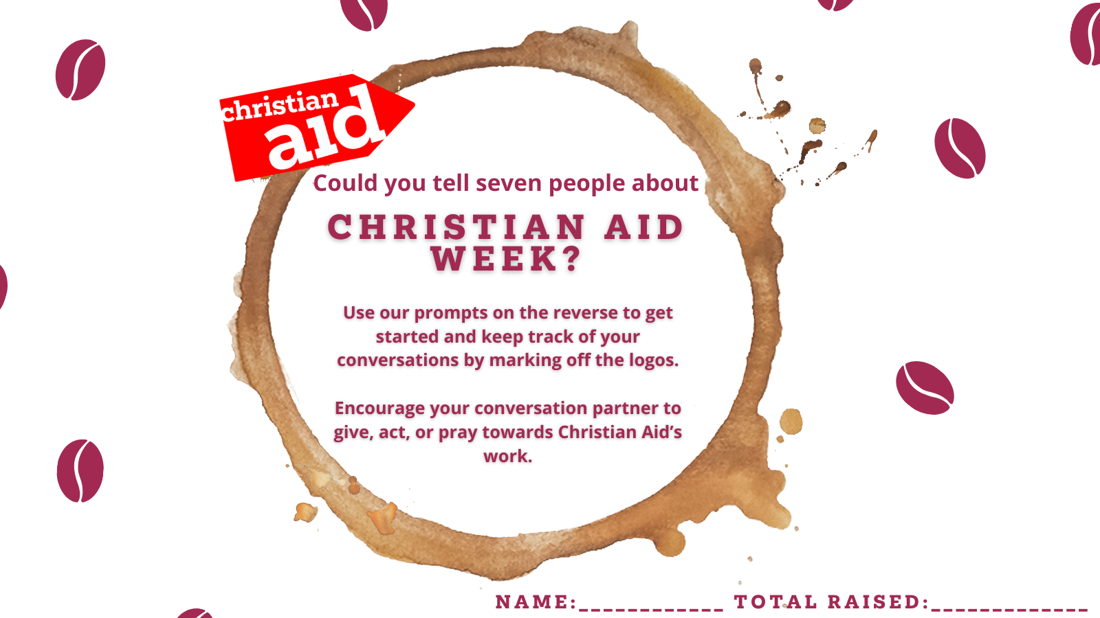 Christian Aid Scotland Coffee Conversations - Christian Aid Fundraise