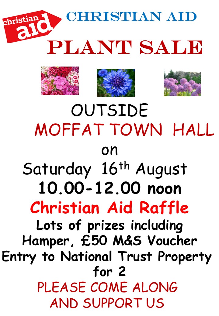 Moffat Christian Aid Plant Sale - Christian Aid Fundraise