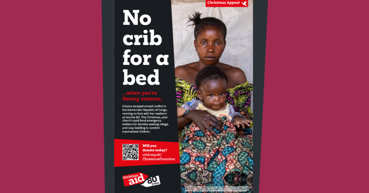 Christmas 25 UK: Church Appeal Poster - Christian Aid Fundraise